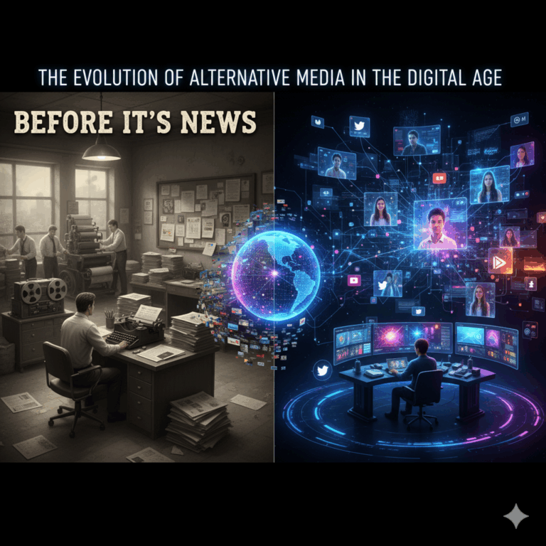 Before It’s News: The Evolution of Alternative Media in the Digital Age
